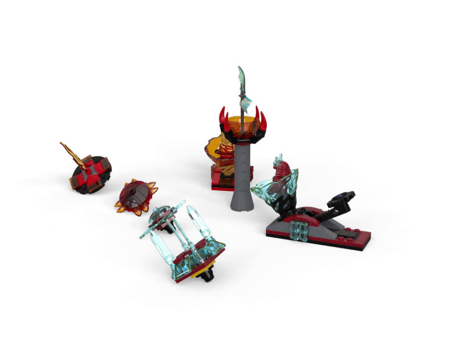 LEGO Ninjago Spinjitzu Slam - Kai vs. Samurai 70684 Ninja Set (164 ...