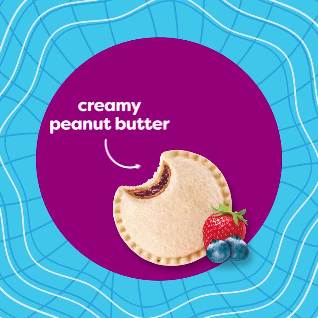 Smucker’s Uncrustables Peanut Butter & Mixed Berry Spread Sandwiches, 2 ...