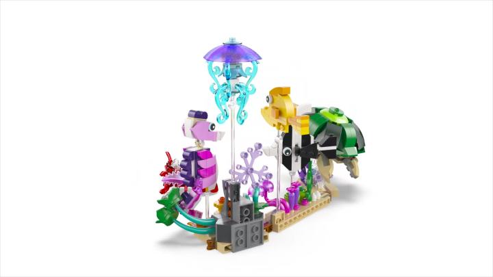LEGO Creator 3 in 1 Sea Animals Toys Building Set for Kids, Transforms ...