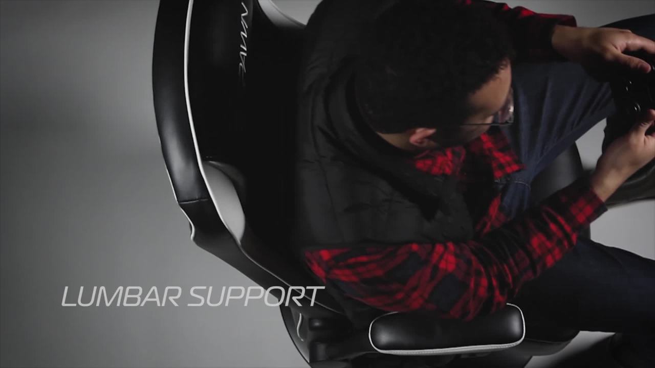 RESPAWN 800 Swivel Rocker Gaming Chair - Ergonomic Floor Gaming Seat ...