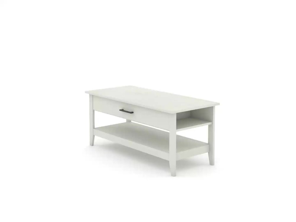 Sauder Summit Station Lift-Top Coffee Table with Shelf in Glacier Oak ...