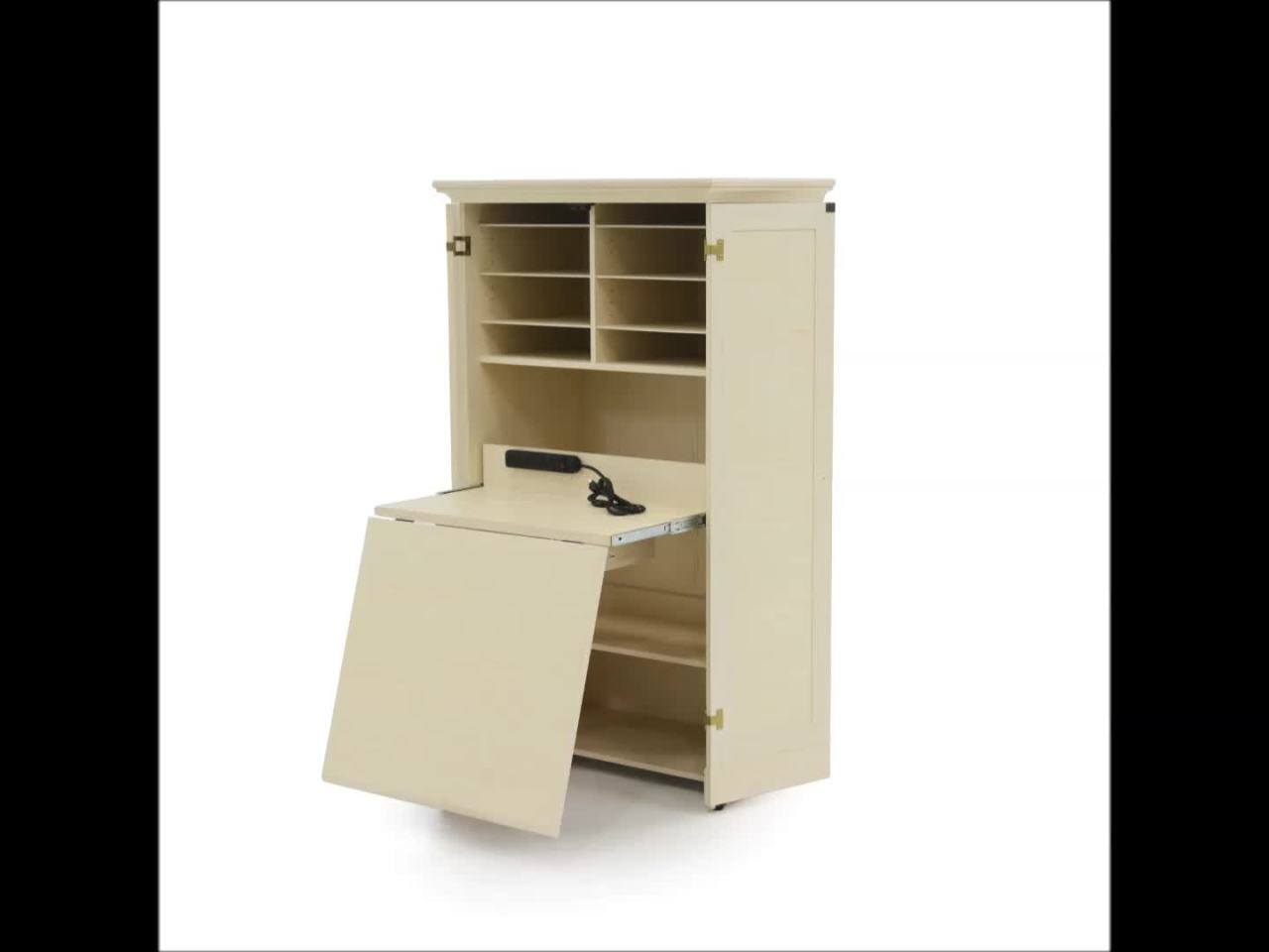 Harbor View Craft Armoire, Antique White Finish - Walmart.com
