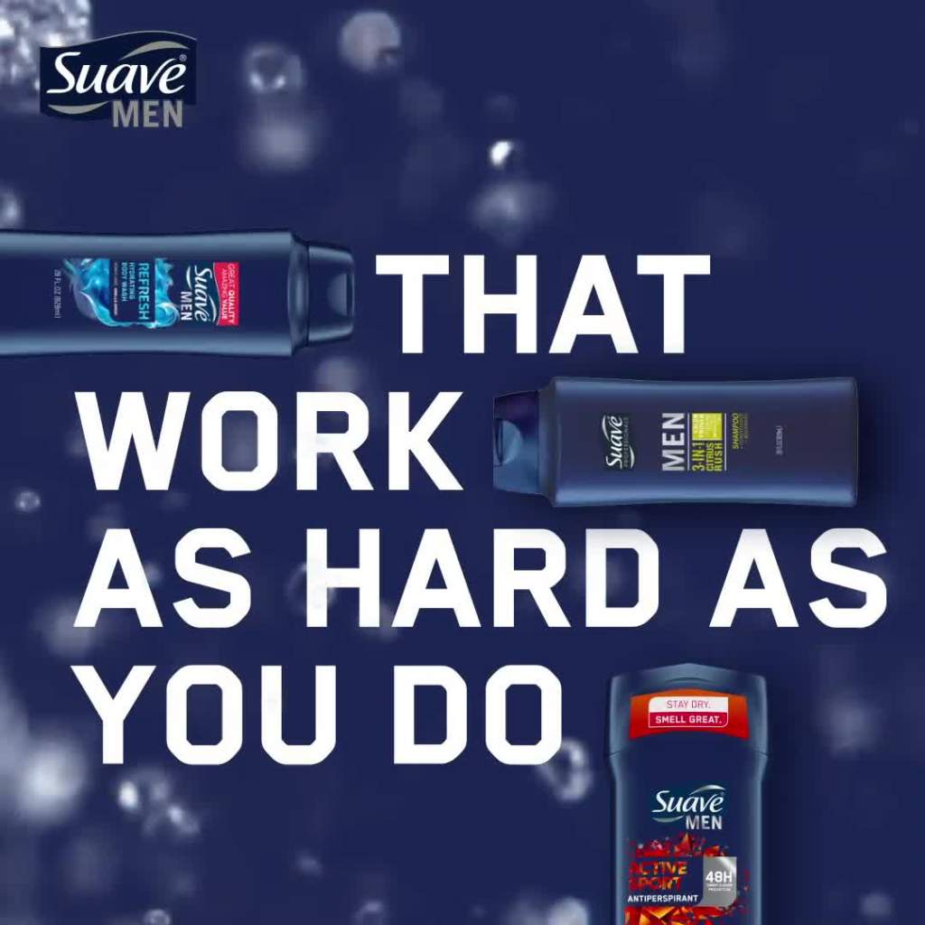 Suave Men Face & Body Wash, Refreshing, 30 oz - Walmart.com