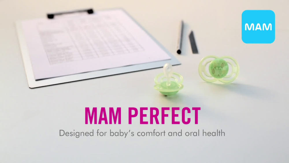 MAM Perfect Start Pacifier, 0-2 Months, Boy, 2 Pack - Walmart.com