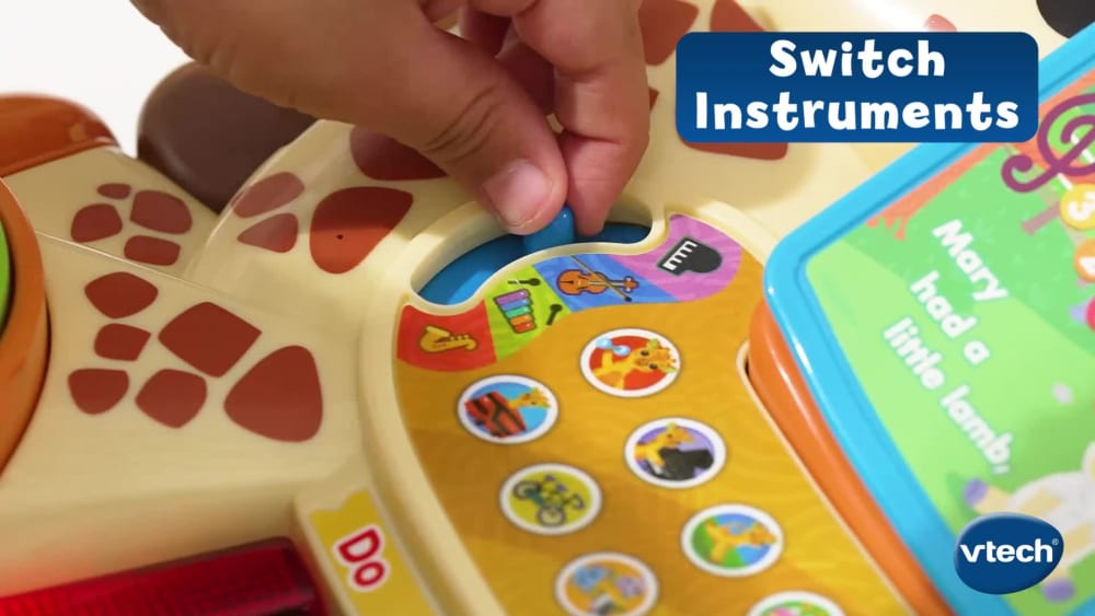 VTech Zoo Jamz Giraffe Piano Baby and Toddler Toys - Walmart.com