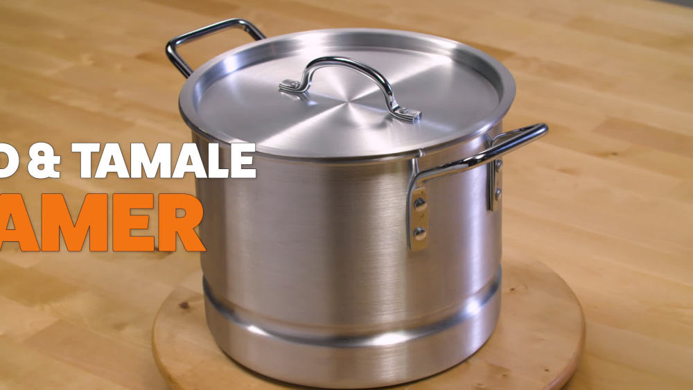 IMUSA 20Qt Aluminum Tamale & Seafood Steamer or Stock Pot with ...