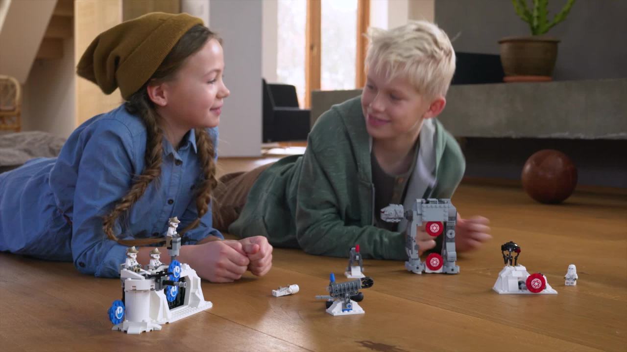 LEGO Star Wars Combat Action Battle 75241 Echo Base Defense Building ...