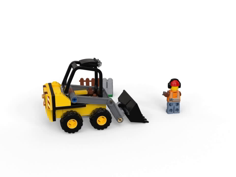 LEGO City Great Vehicles Loader 60219 Construction Truck Set - Walmart.com