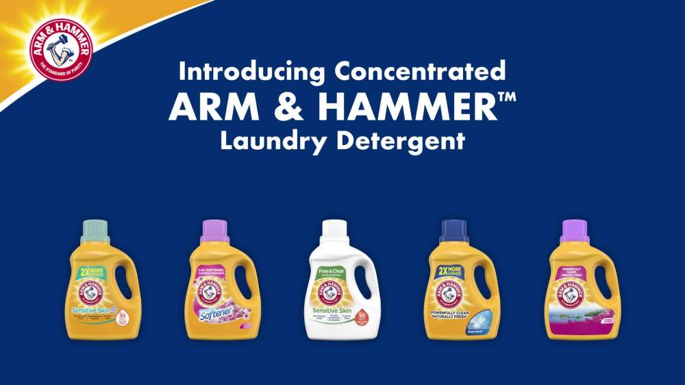 ARM & HAMMER Sensitive Skin Free & Clear Liquid Laundry Detergent 105 ...