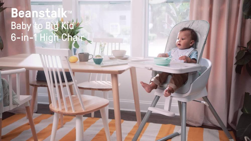 Ingenuity Beanstalk Baby to Big Kid 6-in-1 High Chair, Booster Seat and ...