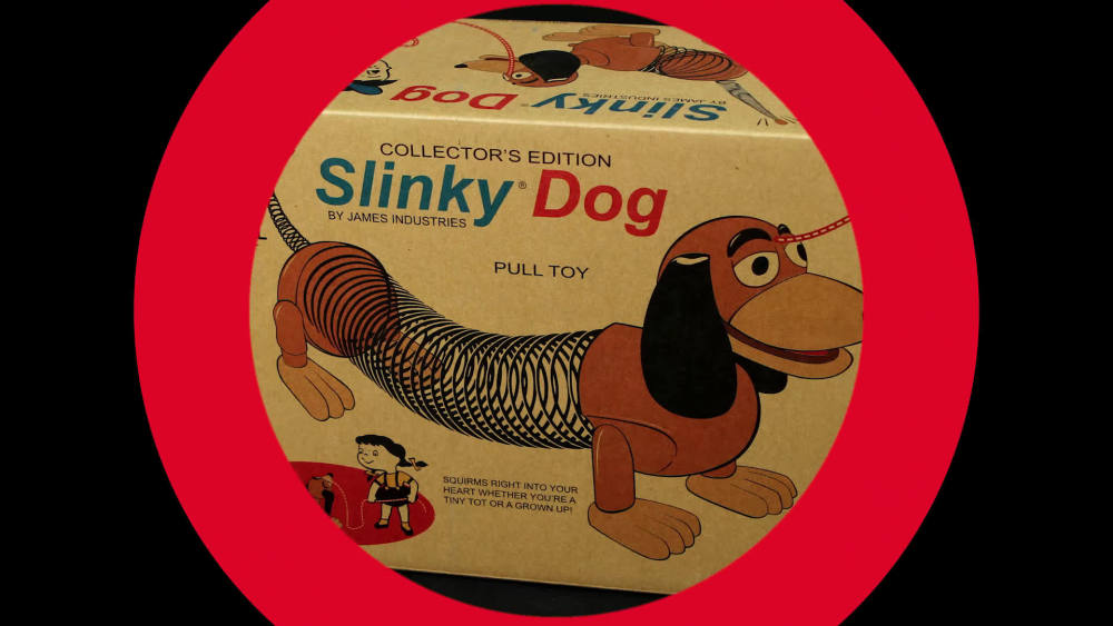 the original slinky brand slinky Dog retro PAckaging - Walmart.com