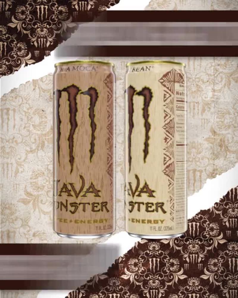 Java Monster, Mean Bean, Coffee + Energy Drink, 11 fl oz, 6 Pack ...