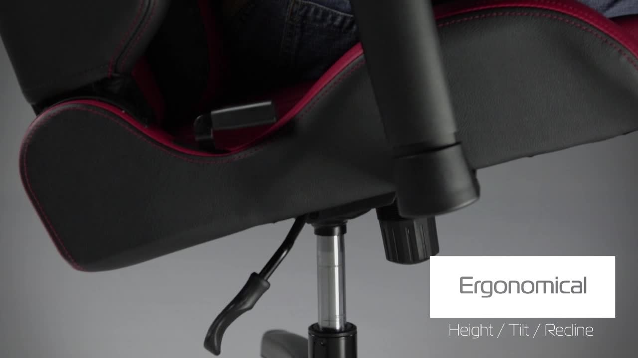 RESPAWN Adjustable & Ergonomic Swivel Gaming Chair, Red - Walmart.com