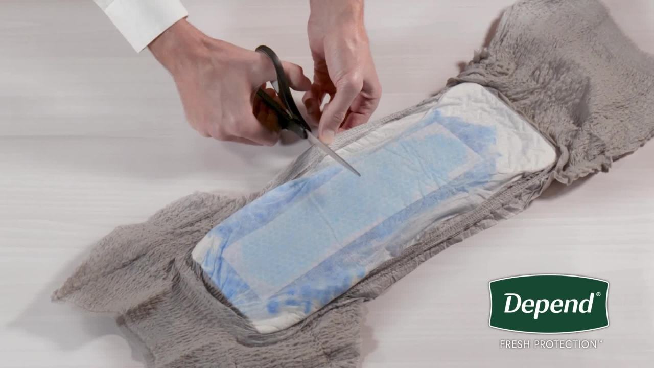Depend Fresh Protection Incontinence Underwear for Men, Adult Diapers ...
