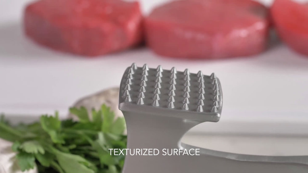 Kitchenaid Dual Sided Meat Tenderizer in Black, Comfort Grip Handle ...