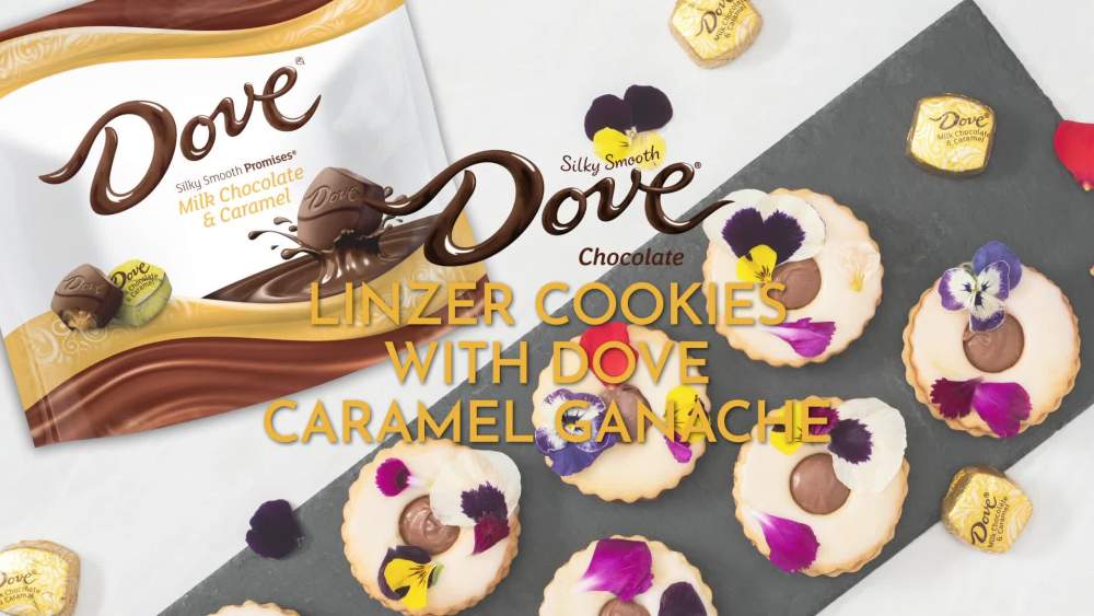 DOVE PROMISES Milk Chocolate & Caramel Self Care Candy, 7.61 Oz Bag ...