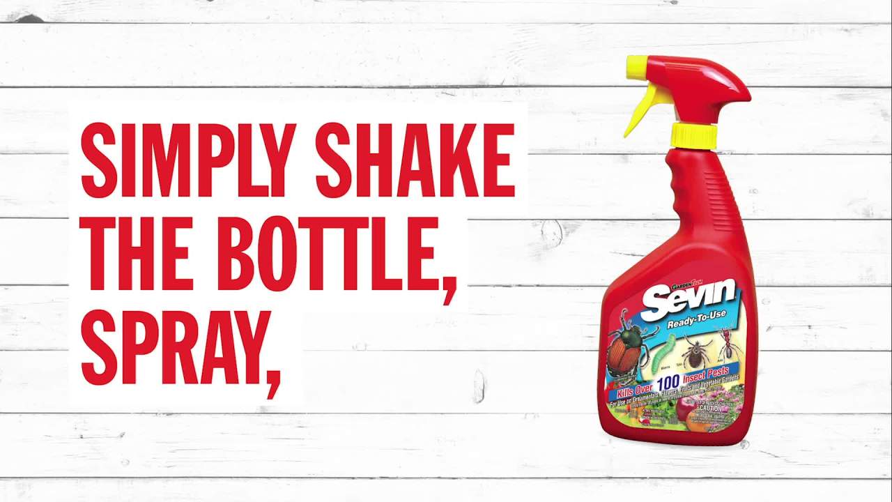 Sevin Insecticide Spray for Bug Control on Plants, Trees, Roses ...