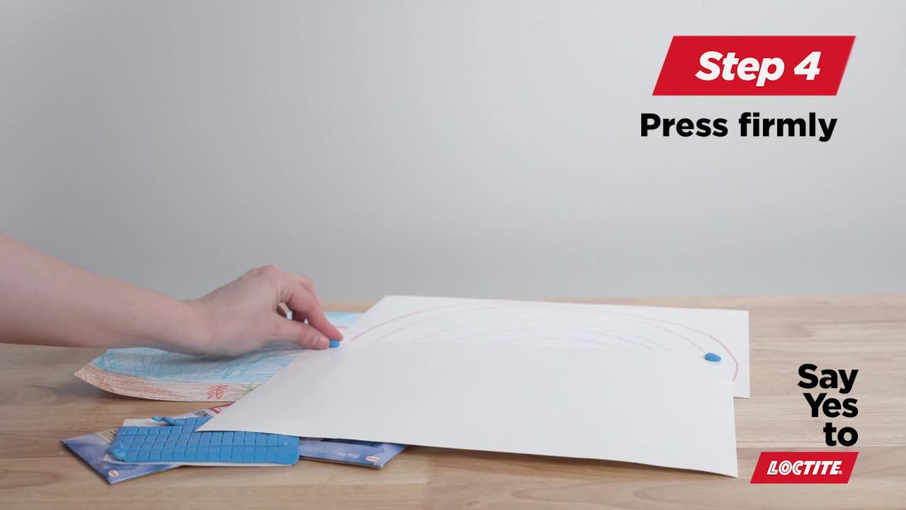 Loctite Fun-Tak Sticky Adhesive Mounting Putty Tabs, Removable, for ...