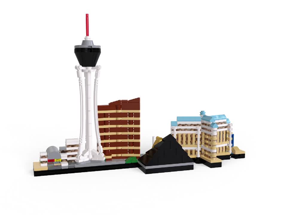 LEGO Architecture Las Vegas Skyline Collection 21047 - Walmart.com
