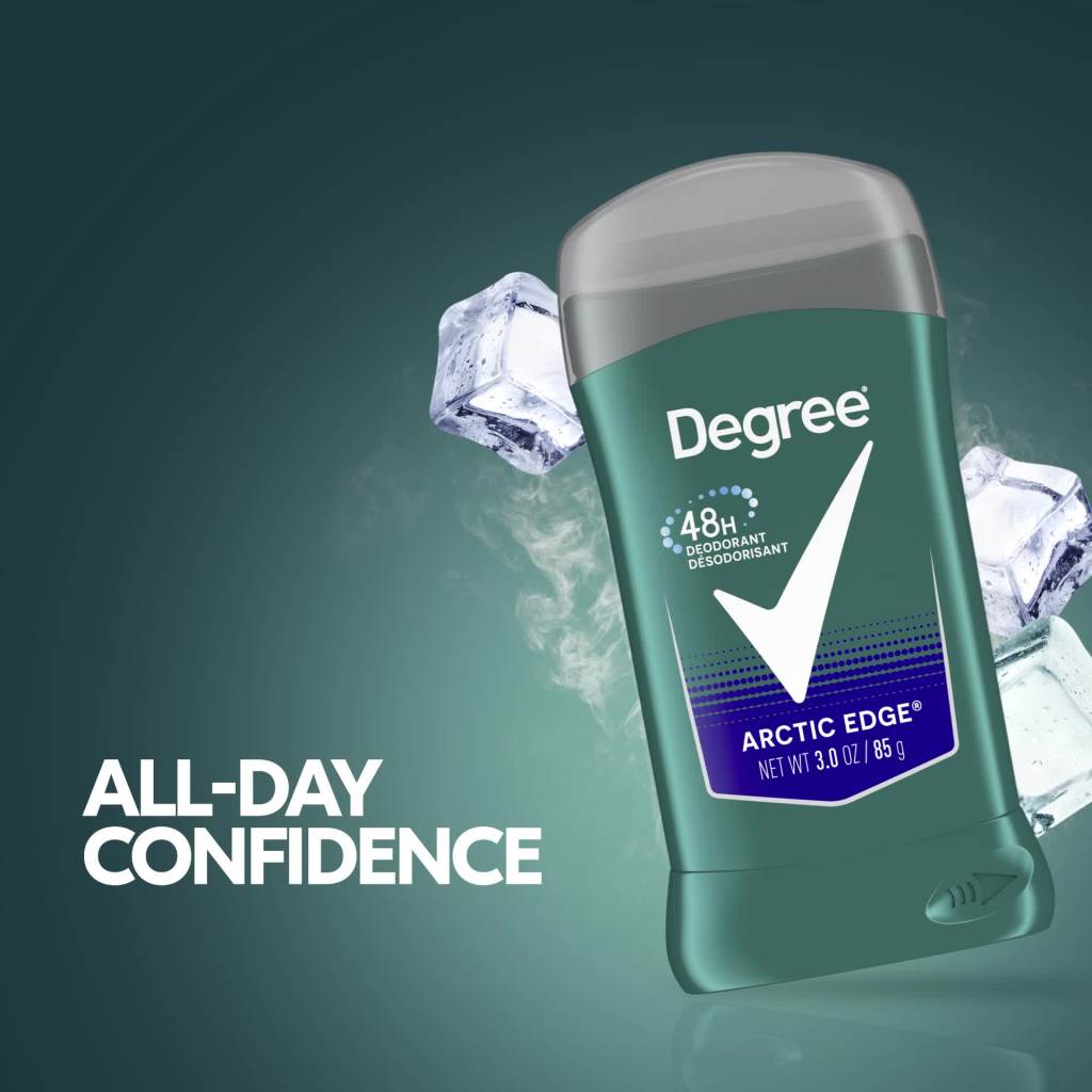 Degree Men's Long Lasting Deodorant Stick, Arctic Edge Scent, 3 oz, 2 ...