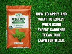 Expert Gardener Texas Turf Lawn Food Plus 2% Iron Fertilizer 15-5-10 ...