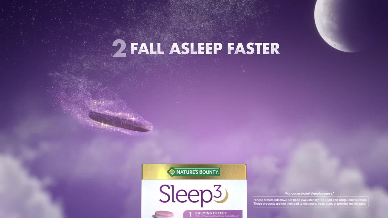 Nature’s Bounty Sleep3 Melatonin, 10mg, 60 Count, Triple Action, Non ...