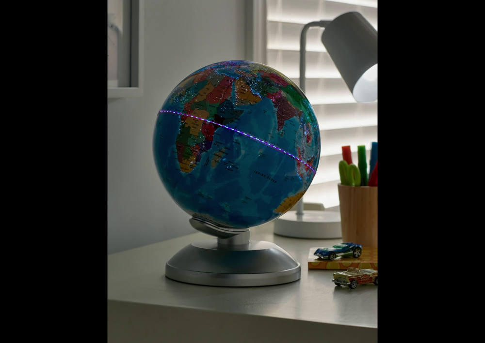 Discovery™ #Mindblown 2-in-1 World Globe LED Lamp, Blue - Walmart.com