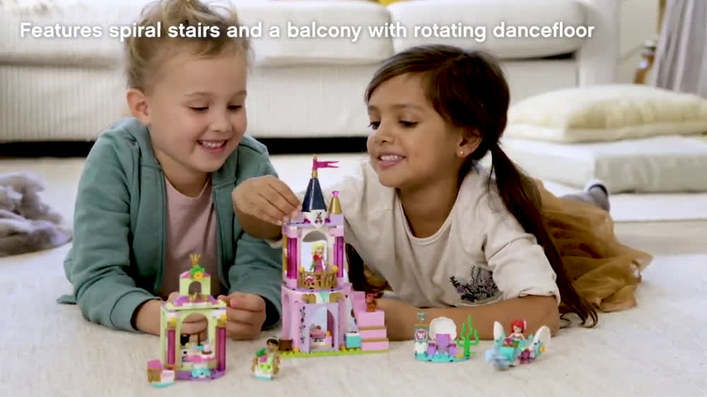 LEGO Disney Princess Ariel, Aurora, and Tiana's Royal Celebration 41162 ...