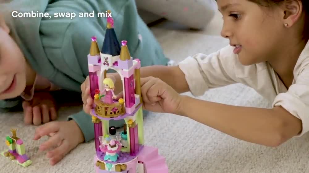 LEGO Disney Princess Creative Adventure: Ariel, Aurora, Tiana's Royal ...