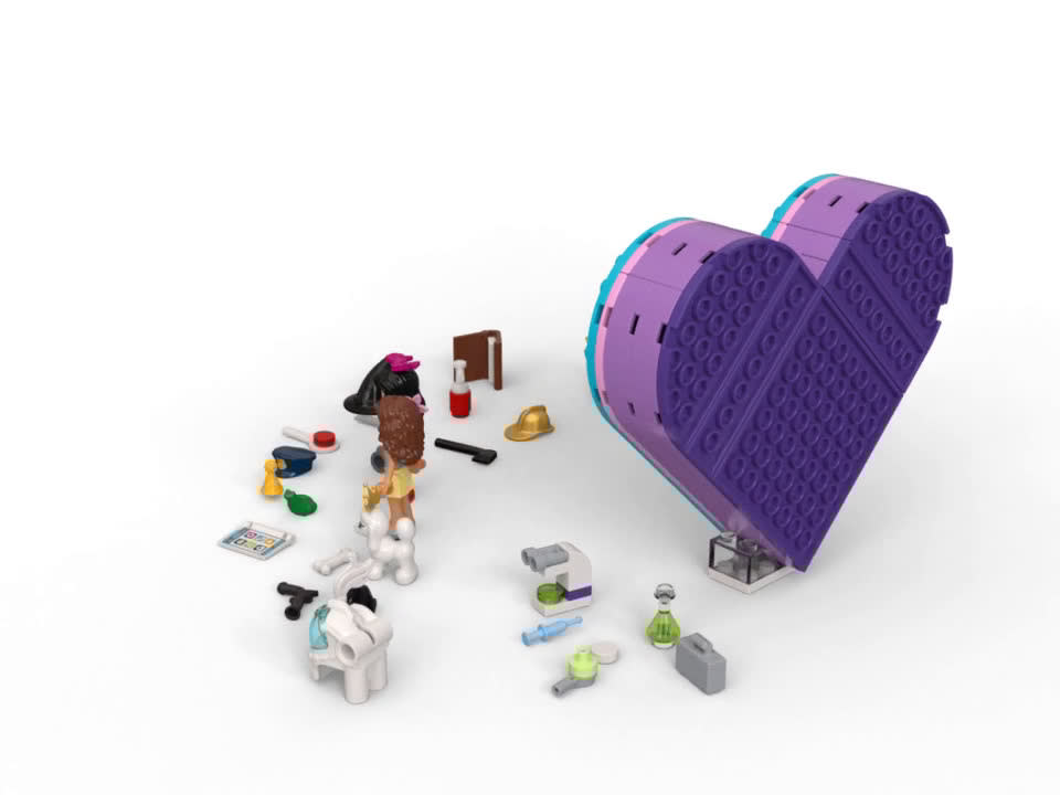 LEGO Friends Heart Box Friendship Pack 41359 - Walmart.com