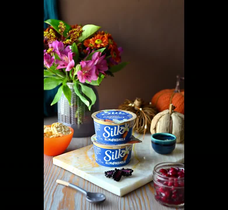 Silk Dairy Free, Strawberry Plant Based, Almond Milk Yogurt Alternative ...