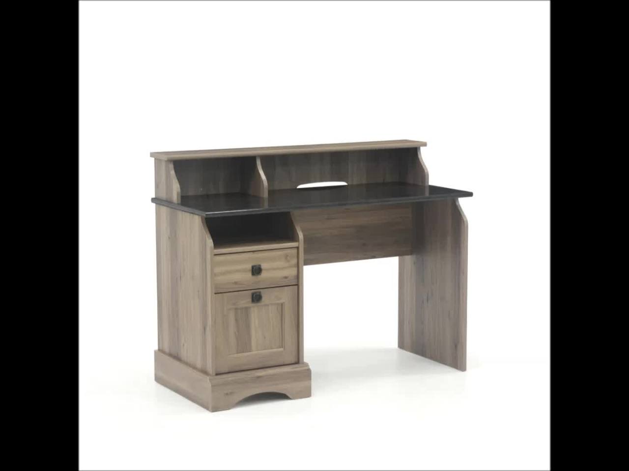 Sauder Graham Hill Writing Desk, Salt Oak Finish - Walmart.com