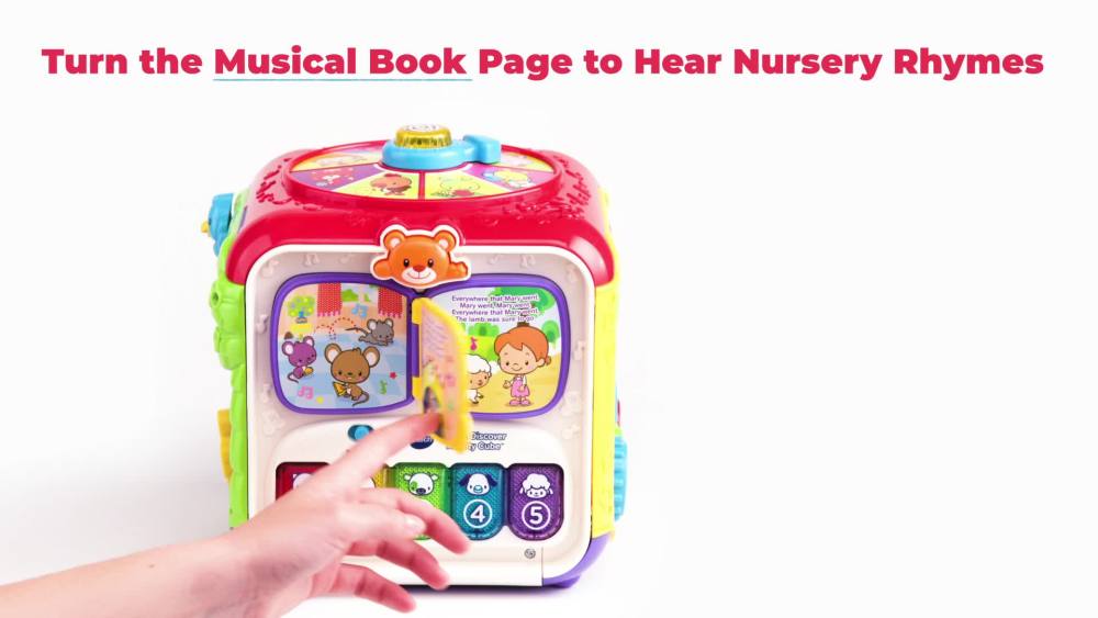 VTech Infant's Shape Sorter Activity Cube, Fun Learning Toy for Baby ...