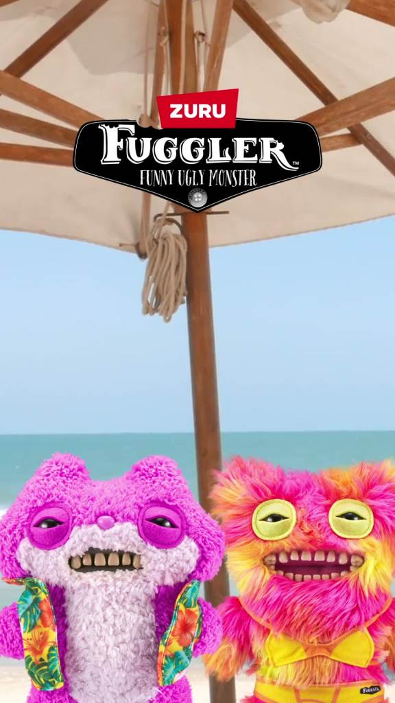 Fuggler Vacay Vibes 9 inch (Sketchy Squirrel), Funny Ugly Monster Soft ...