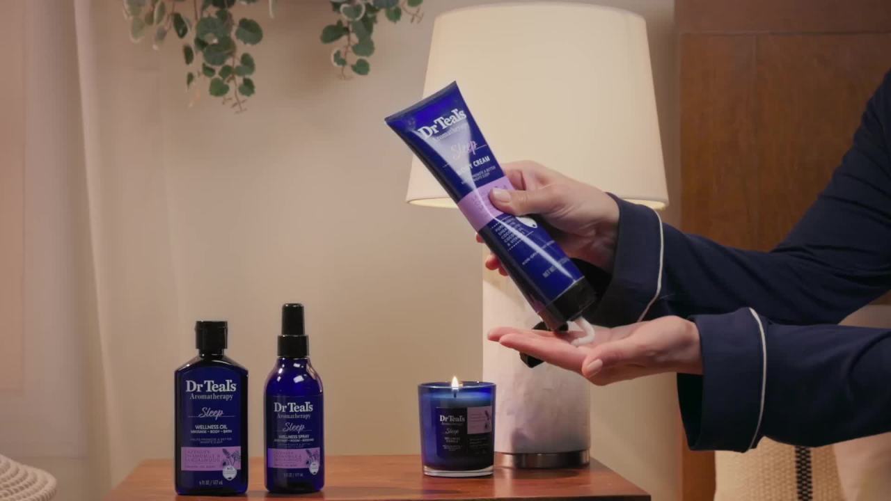 Dr Teal's Aromatherapy Body Mist, Room and Bedding Sleep Spray with ...