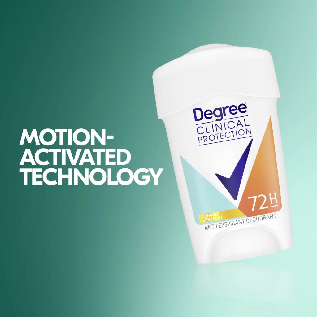 Degree Clinical Protection Long Lasting Antiperspirant Deodorant Stick ...