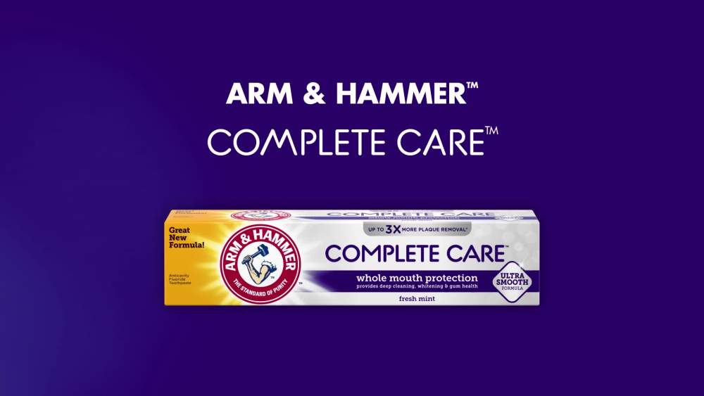 ARM & HAMMER Complete Care Toothpaste Fresh Mint 6oz tube Whole Mouth ...