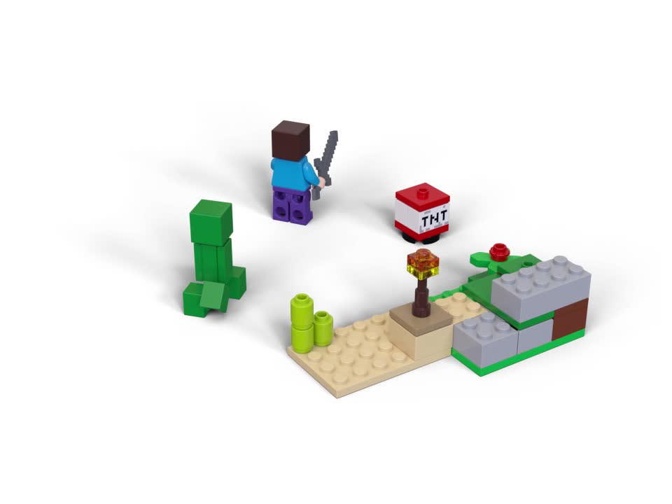LEGO Minecraft Steve and Creeper 30393 - Walmart.com