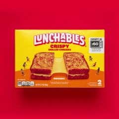 Lunchables Crispy Grilled Cheesies, Pepperoni Pizza Sandwich, 2 Pack ...