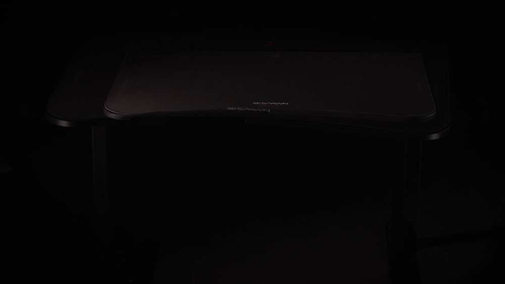 RESPAWN 48" Gaming Table with Gaming Mouse Pad, Gaming Desk, Black ...