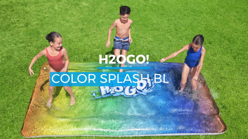 H2OGO! Color Splash Blobz Water-Filled Splash Pad 9’2” - Walmart.com