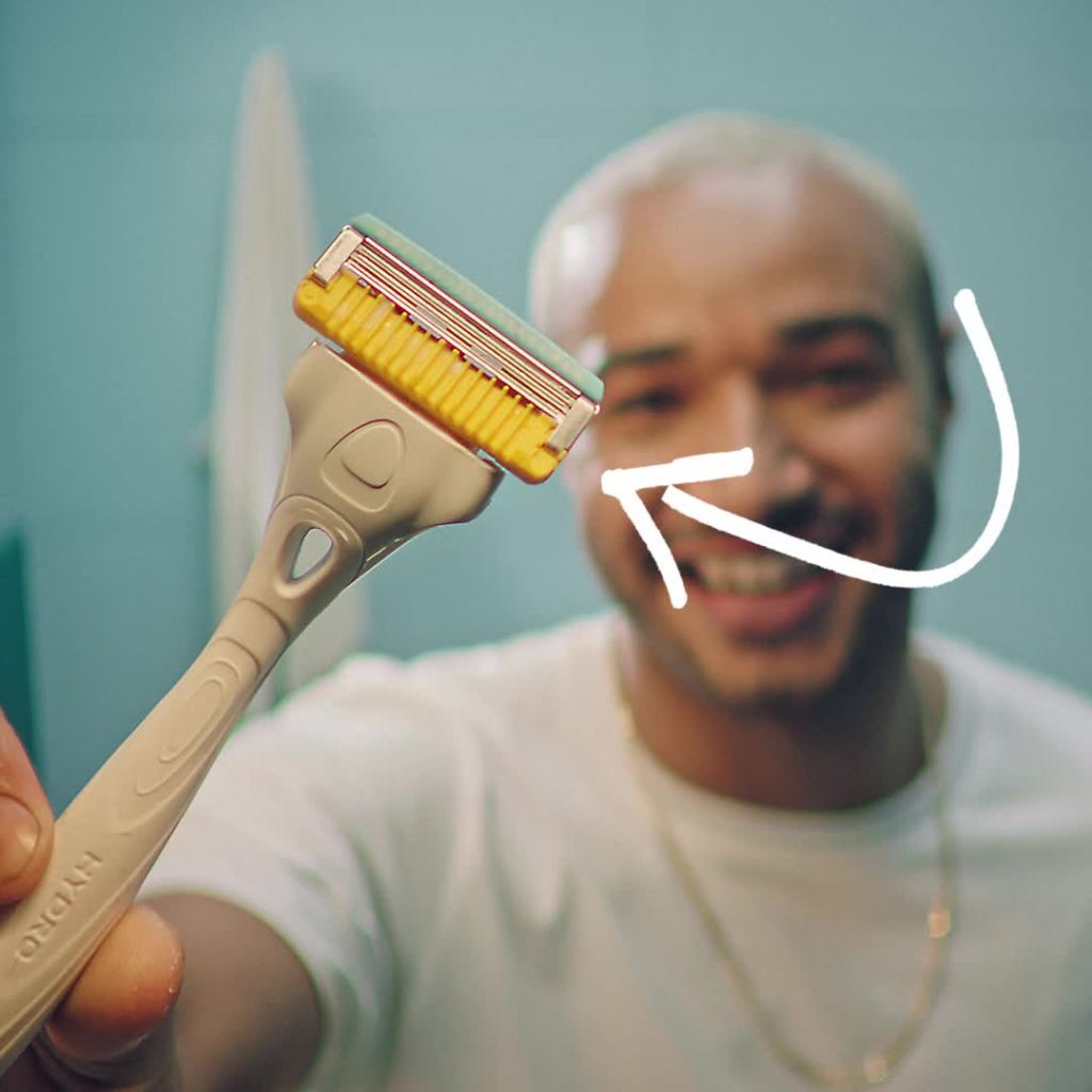 Schick Hydro Skin Comfort Stubble Eraser Razor, 2 Cartridge Refills ...