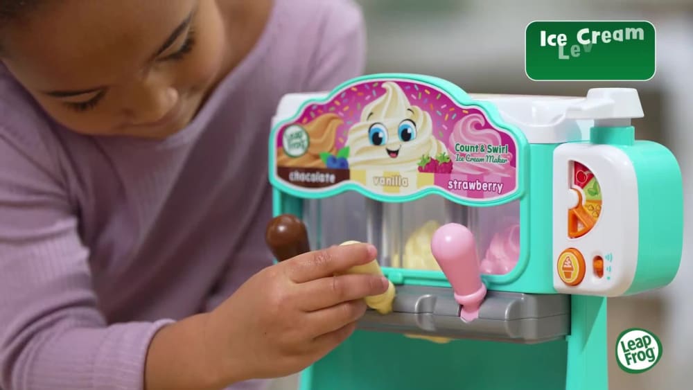 Free Shipping! LeapFrog Count and Swirl Ice Cream Maker with ...