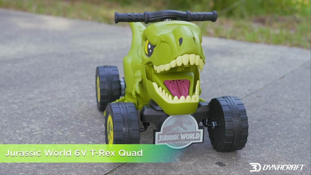 Jurassic World 6V T-Rex Quad with Interactive Play Features - Walmart.com