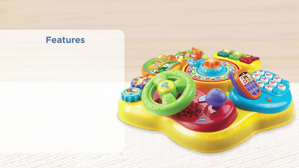 VTech Magic Star Learning Table, English and Spanish Learning Toy ...