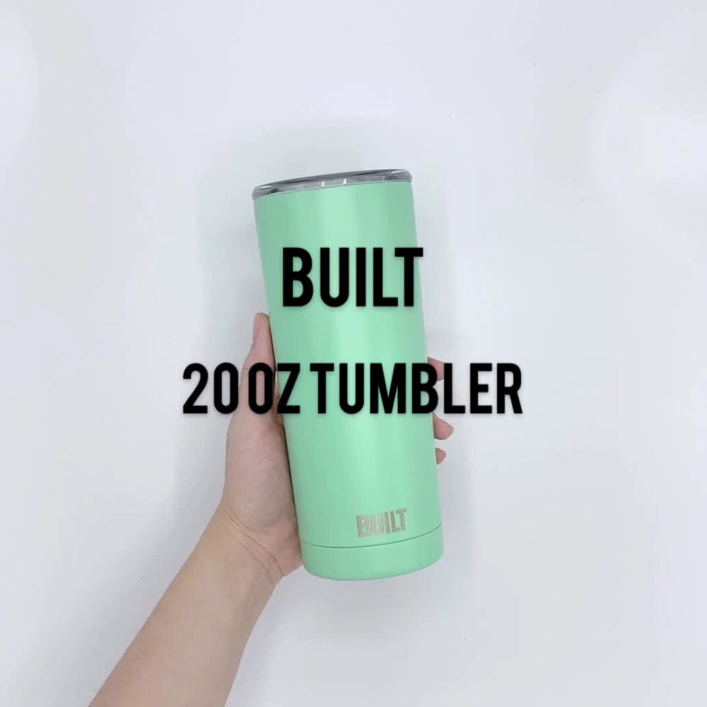 Built 20 Ounce Double Wall Stainless Steel Tumbler In Rose Gold