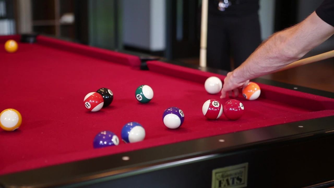 Minnesota Fats Fullerton Billiard Table - 7.5' - In dark Chestnut ...