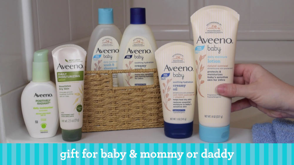 Aveeno Baby Essential Baby & Mommy Skincare Gift Set, 7 items - Walmart.com