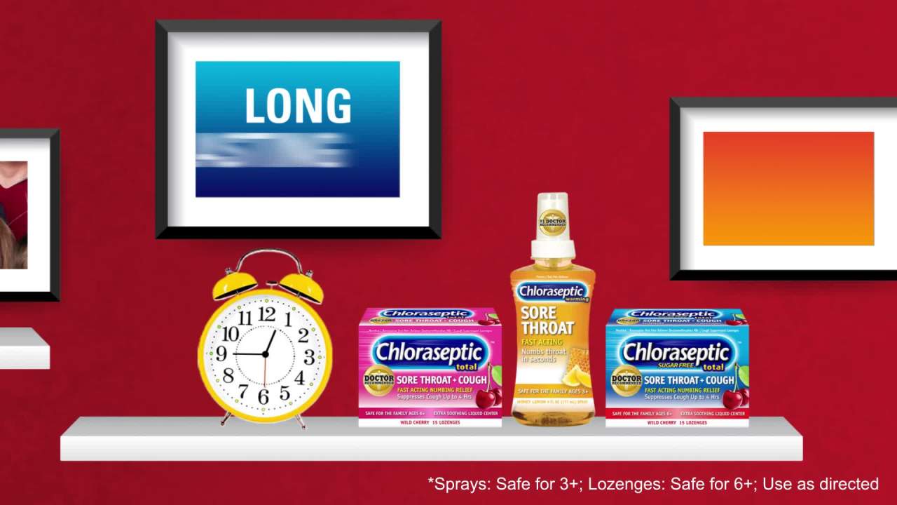 Chloraseptic Max Strength Oral Sore Throat Spray, Sugar-Free Wild ...