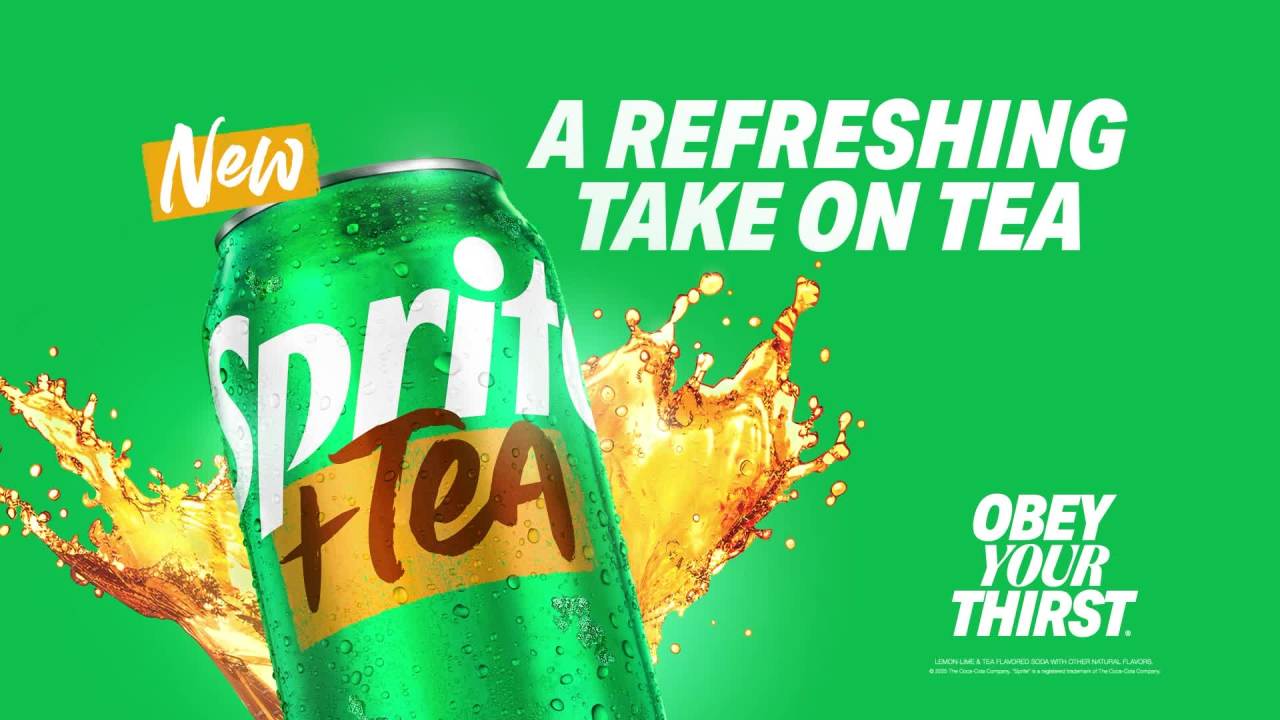 Sprite + Tea, Lemon-Lime Soda with Tea Flavor, 20 oz bottle - Walmart.com